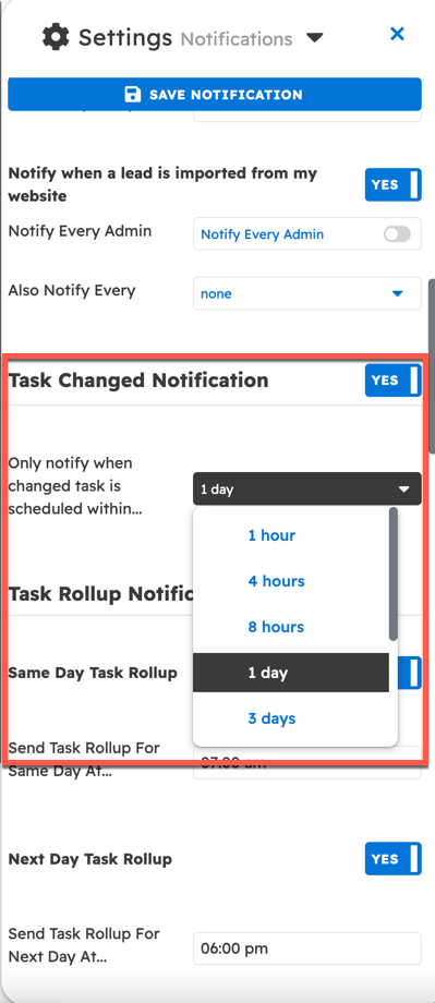How do Notification settings work? – Projul Knowledge Base