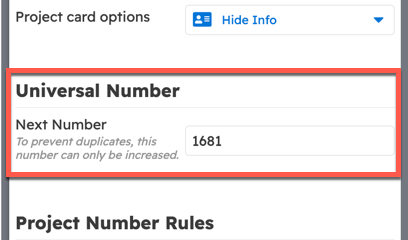 How Do Project Settings Work? – Projul Knowledge Base