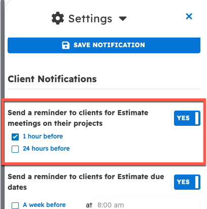 What are automatic client notifications and what do they look like ...