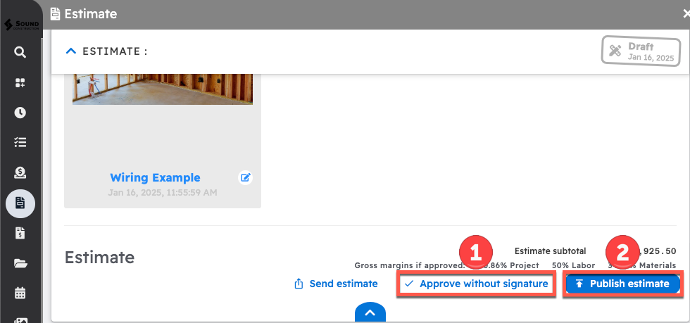 How to approve an Estimate or Change Order for a client – Projul Knowledge Base