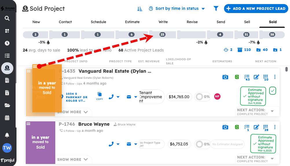 Lead Pipeline: A Complete Breakdown – Projul Knowledge Base