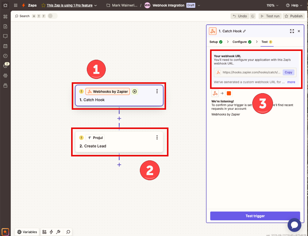 Connecting Website Forms to Projul with Zapier – Projul Knowledge Base