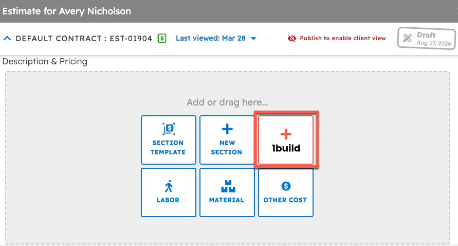 What can 1build do for me? – Projul Knowledge Base