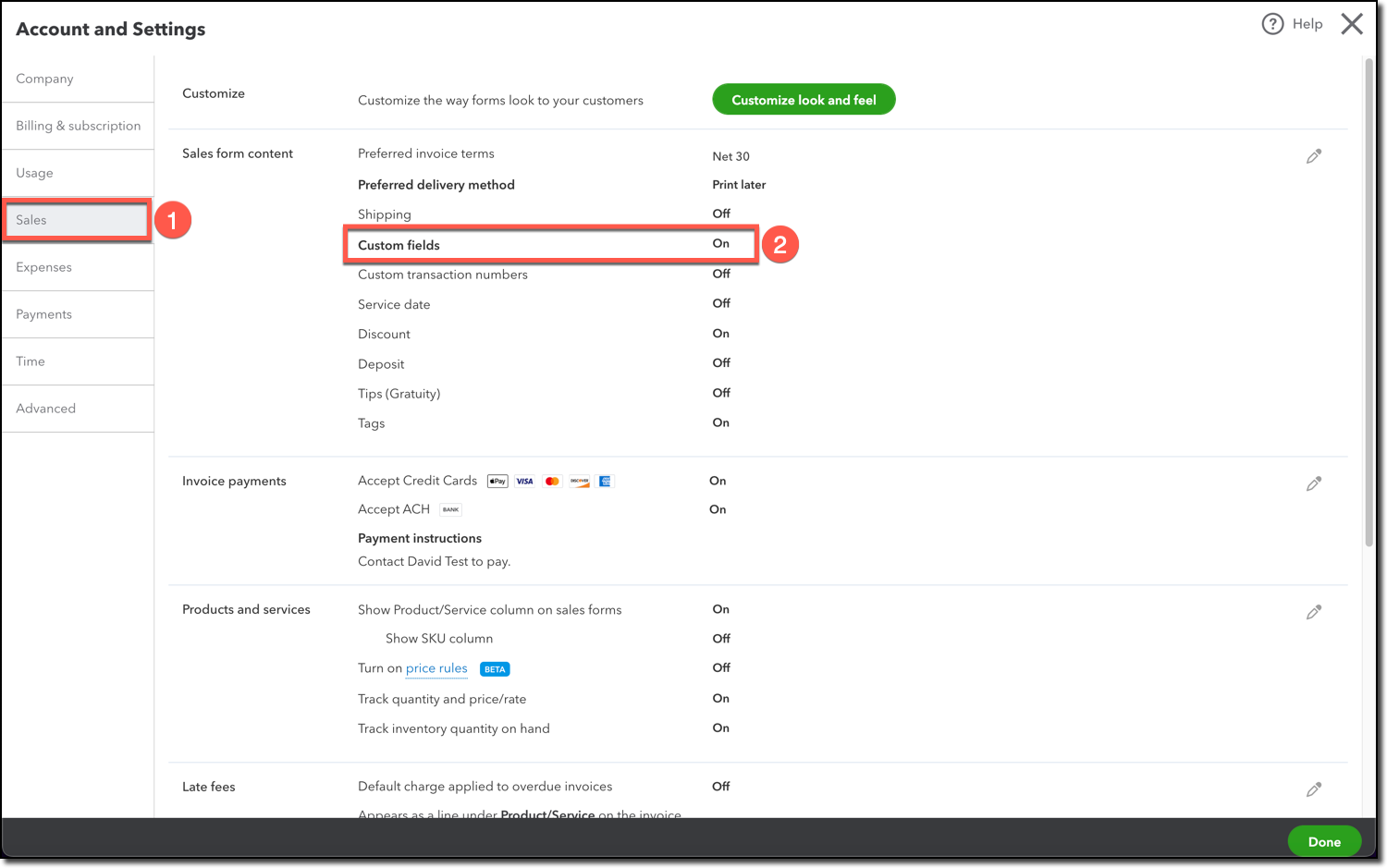 How do I add a custom field to an estimate and sync it to Quickbooks Online? – Projul Knowledge Base